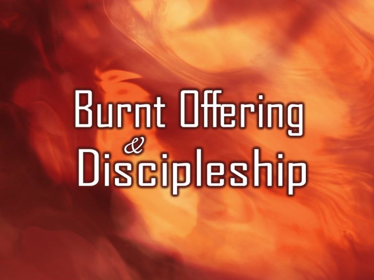 Burnt Sacrifice and Discipleship – Focus Online